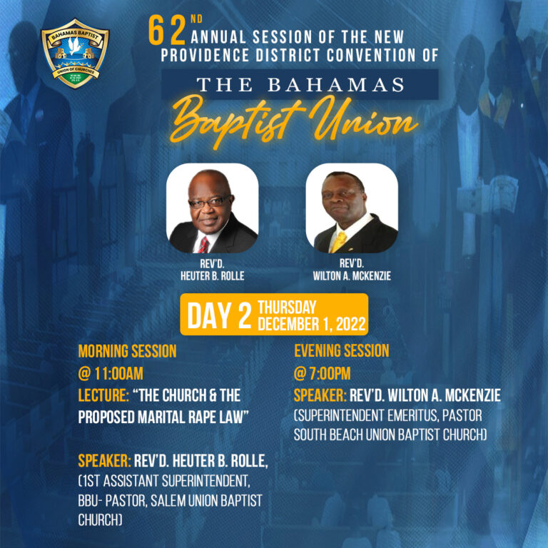 62nd Annual Session Of The New Providence District Convention Of The ...